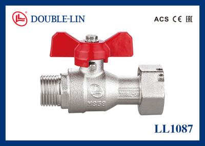 China Female X Revolving Female Nut PN25 Brass Pex Ball Valve for sale