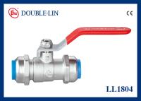 China Quick Insert Brass Ball Valves 25 Bar Double O - Ring for sale