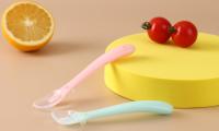 China Heat resistant up to 200°F Soft silicone food spoon with Easy To Clean feature for sale