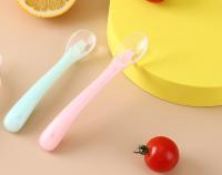 China Heat resistant up to 200°F Soft silicone food spoon with Easy To Clean feature for sale