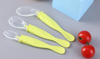 China Soft Tip Newborn Baby Training Feeding BPA Free Soft Silicone Baby Spoons No reviews yet for sale