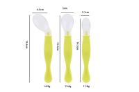 China Soft Tip Newborn Baby Training Feeding BPA Free Soft Silicone Baby Spoons No reviews yet for sale