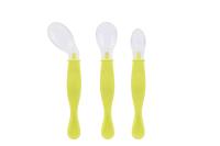 China Soft Tip Newborn Baby Training Feeding BPA Free Soft Silicone Baby Spoons No reviews yet for sale