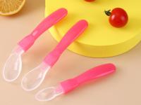 China silicone baby spoon baby feeding spoon for infants spoons baby utensils for sale