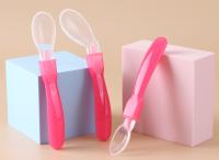 China silicone baby spoon baby feeding spoon for infants spoons baby utensils for sale