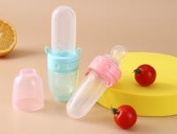 China Baby Fruits And Vegetables Bite Le Star Fruits And Vegetables Plastic Package Pacifiers Bite Chews Silicone Feeder Chews for sale