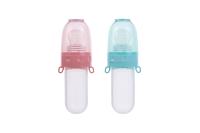China Baby Fruits And Vegetables Bite Le Star Fruits And Vegetables Plastic Package Pacifiers Bite Chews Silicone Feeder Chews for sale