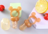 China Foodgrade Baby Food Fruit Feeder Bite Silicone Pacifier Baby Chewing Teether Toy For Infant Baby Eating Food Training for sale