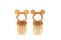 China Foodgrade Baby Food Fruit Feeder Bite Silicone Pacifier Baby Chewing Teether Toy For Infant Baby Eating Food Training for sale