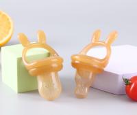 China Silicone Baby Fruit Food Feeder Freezer Tray Infant Teething Toy Baby Food Feeder Fruit Feeder Pacifier for sale