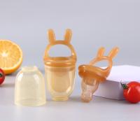 China Silicone Baby Fruit Food Feeder Freezer Tray Infant Teething Toy Baby Food Feeder Fruit Feeder Pacifier for sale