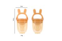 China Silicone Baby Fruit Food Feeder Freezer Tray Infant Teething Toy Baby Food Feeder Fruit Feeder Pacifier for sale