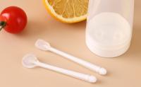 China New Doulde Sided Tongue Cleaner Tongue Scraper With Brush For Free Breath for sale
