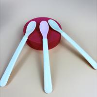 China Silicone baby spoon baby feeding spoon for infants spoons baby utensils for sale