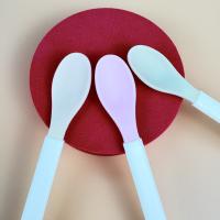 China Silicone baby spoon baby feeding spoon for infants spoons baby utensils for sale