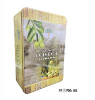 China DADI Elegant Olive Oil Gift Hang Box Luxurious Festival Present with Two Bottles Inside Food Oil Can for sale