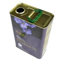 China DADI 3L Matte Finish Tin Can Sunflower Oil Food Oil Can Import Spout Lid Carry Handle Food Industrial Features UV Embossing for sale