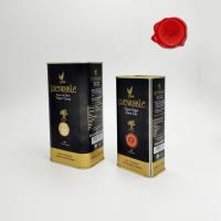China DADI 250ml Small Rectangular Food Oil Can, Food Grade Cooking Oil Can with Plastic Pull Lid 500ml Capacity for sale