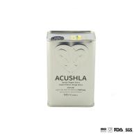 China DADI 250ml Small Rectangular Food Oil Can, Food Grade Cooking Oil Can with Plastic Pull Lid 500ml Capacity for sale