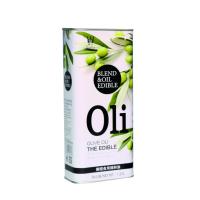 China DADI Food Grade Super Oil Container 1.25L Liquid Food Oil Can Customized Printing with Imported Plastic Spout for sale