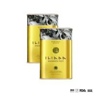 China DADI Food Grade Tinplate Rectangular Food Oil Tin Can Extra Virgin Olive Oil 1.6 Liter Storage for sale