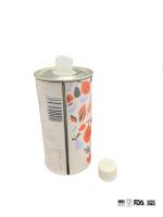 China DADI Tinplate 500ml Round Olive Oil Can Circular Tin Containers for OEM/ODM for sale