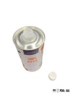 China DADI Tinplate 500ml Round Olive Oil Can Circular Tin Containers for OEM/ODM for sale