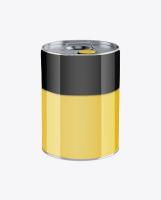 China DADI 1.6L Round Olive Oil Can Food Safe 1600ml Tall Round Tinplate Containers for sale