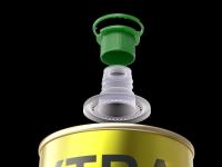 China DADI 1.6L Round Olive Oil Can Food Safe 1600ml Tall Round Tinplate Containers for sale