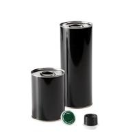 China DADI Round 1000ml Olive Oil Can 1liter Circular Tin Containers For Edible Oil for sale