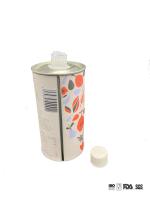 China DADI Industrial Olive Oil Can 500ml Extra Virgin Round 0.5 Liter Olive Oil Container for sale