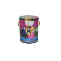 China DADI Custom Tea Tin Box Laser Printing Food Grade Tinplate Can Oval Shape 130x90x180mm for sale