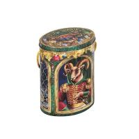China DADI Oval Shape Tea Tin Box Support Creative Design CMYK Printing Tea Tin Storage Can for sale
