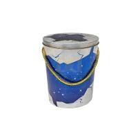 China DADI Elliptical Metal Tin Containers 0.19mm-0.4mm Tea Tin Box With Screw Cap Sealing for sale