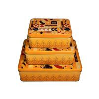 China DADI Glossy Rectangular Storage Biscuit Tin Box For Christmas Cookie Gift Package OEM ODM for sale