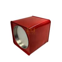 China DADI Spices Herbs Square Tea Tin Box, Rust Resistant Leak-proof Tea Tin Canisters for sale