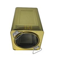 China DADI Square Metal Packaging Tinplate Tea Can, Tea Tin Box Support Customized Printing for sale