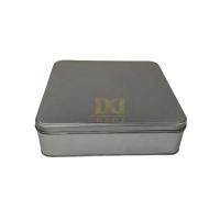 China DADI Printed Storage Tins Square Tinplate Empty Cameo Printing Square Candy Tin Box for sale