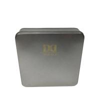 China DADI Printed Storage Tins Square Tinplate Empty Cameo Printing Square Candy Tin Box for sale