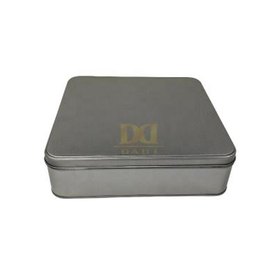 China DADI FDA Approved Tinplate Airtight Candy Tin Box Reusable Small Square Tins for sale