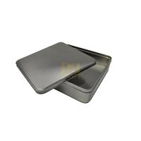 China DADI FDA Approved Tinplate Airtight Candy Tin Box Reusable Small Square Tins for sale