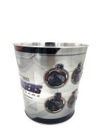 China DADI 85oz Conical Metal Popcorn Bucket 2.4L 0.23mm-0.28mm Food Grade Tinplate Cans for sale