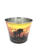China DADI Carry Handle Tin Popcorn Bucket 1.8L Personalized Metal Popcorn Bucket For Cinema for sale