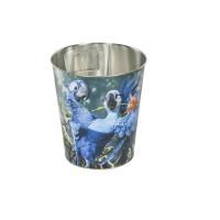 China DADI Chocolate Metal Popcorn Bucket 1 Gallon Small Popcorn Tins PMS Printed Tinplate Cans for sale