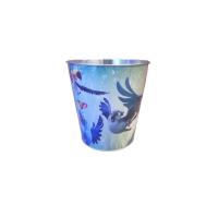 China DADI Chocolate Metal Popcorn Bucket 1 Gallon Small Popcorn Tins PMS Printed Tinplate Cans for sale