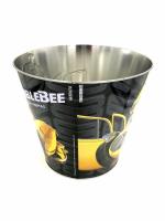 China DADI Custom 6.8L Valentine Popcorn Tins Conical Metal Popcorn Bucket For Movie Theater for sale