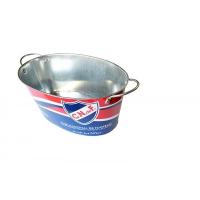 China DADI 10L 15L Tinplate Metal Ice Bucket Drink Cooler Galvanised Drinks Bucket For Whiskey Beverage for sale