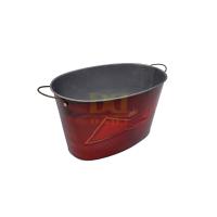 China DADI PMS Metal Drinks Cooler Bucket OEM ODM Galvanized Tinplate Metal Ice Bucket for sale
