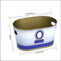 China DADI 5L 7.5L 15L Tinplate Metal Ice Bucket Galvanized Tinplate Custom Beer Buckets for sale