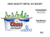 China DADI OEM ODM Wine Cooler Bucket Leak Proof Anti-rust Champagne Tinplate Metal Ice Bucket for sale